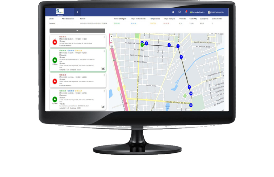 Rastreamento Veicular - Online Sat